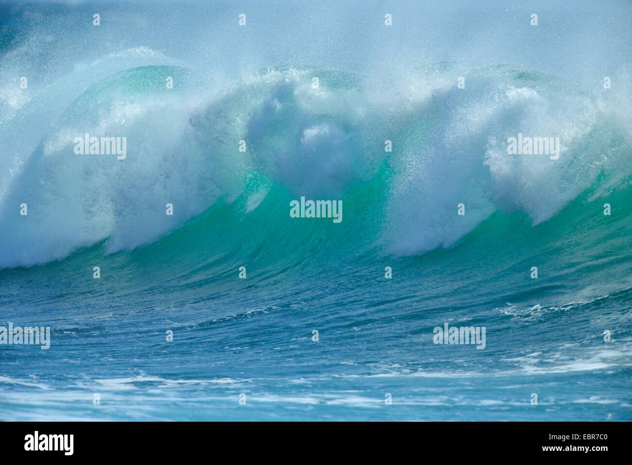 breaking of the waves, Portugal Stock Photo - Alamy