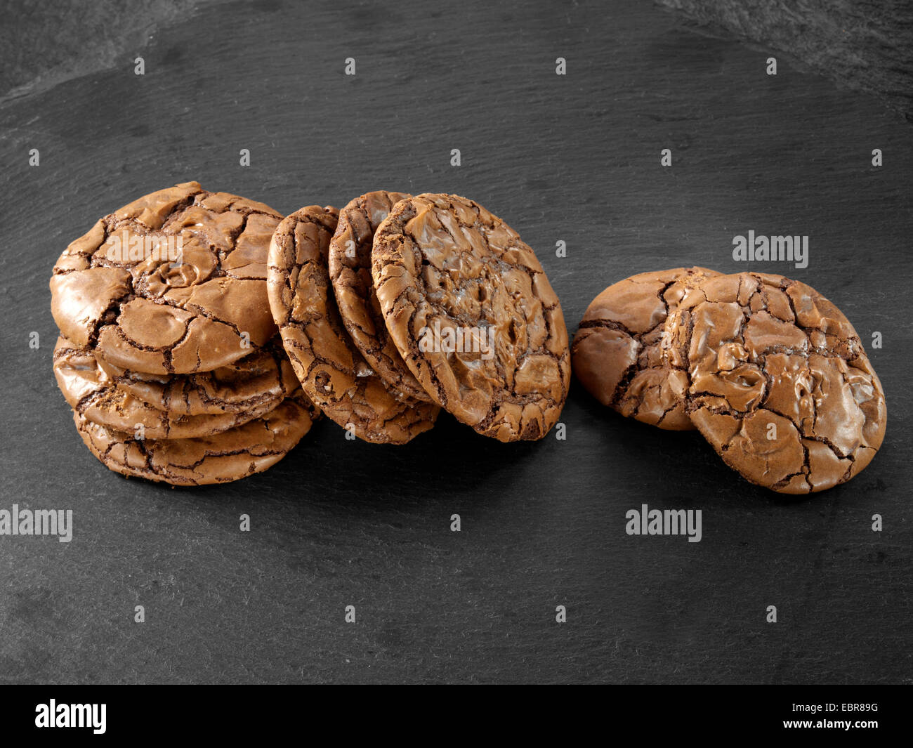 Round chocolate biscuits hi-res stock photography and images - Alamy