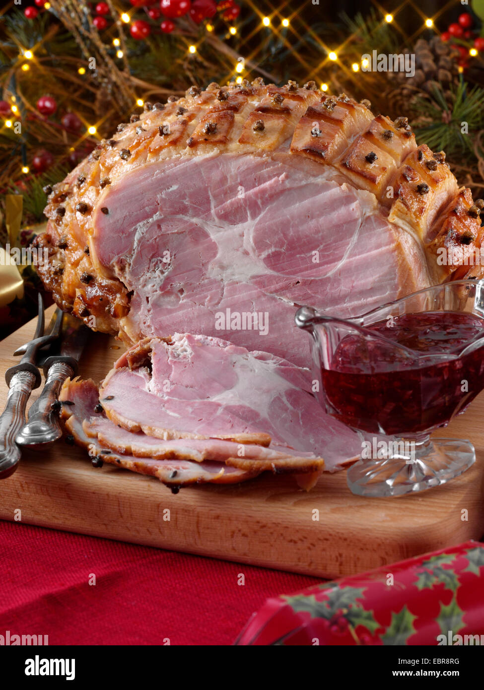 Roast ham joint hi-res stock photography and images - Alamy