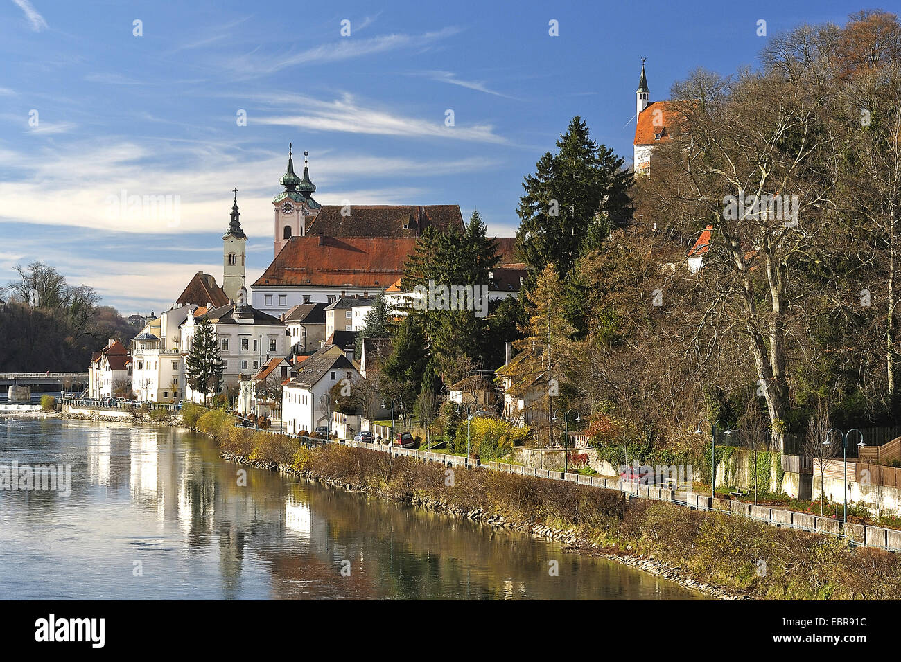 Michaelerkirche in Steyr, Austria, Steyr Stock Photo - Alamy