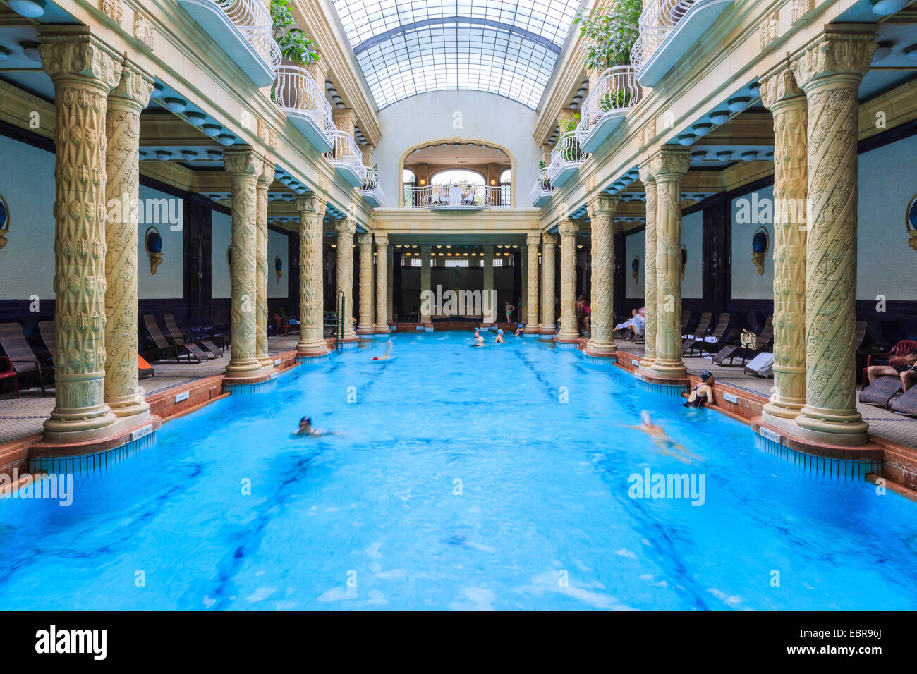 Gellert Thermal Bath. Budapest, Hunagry Stock Photo - Alamy