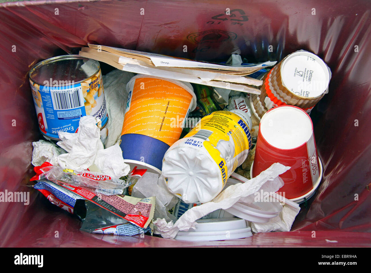 Garbage bin bins hi-res stock photography and images - Alamy