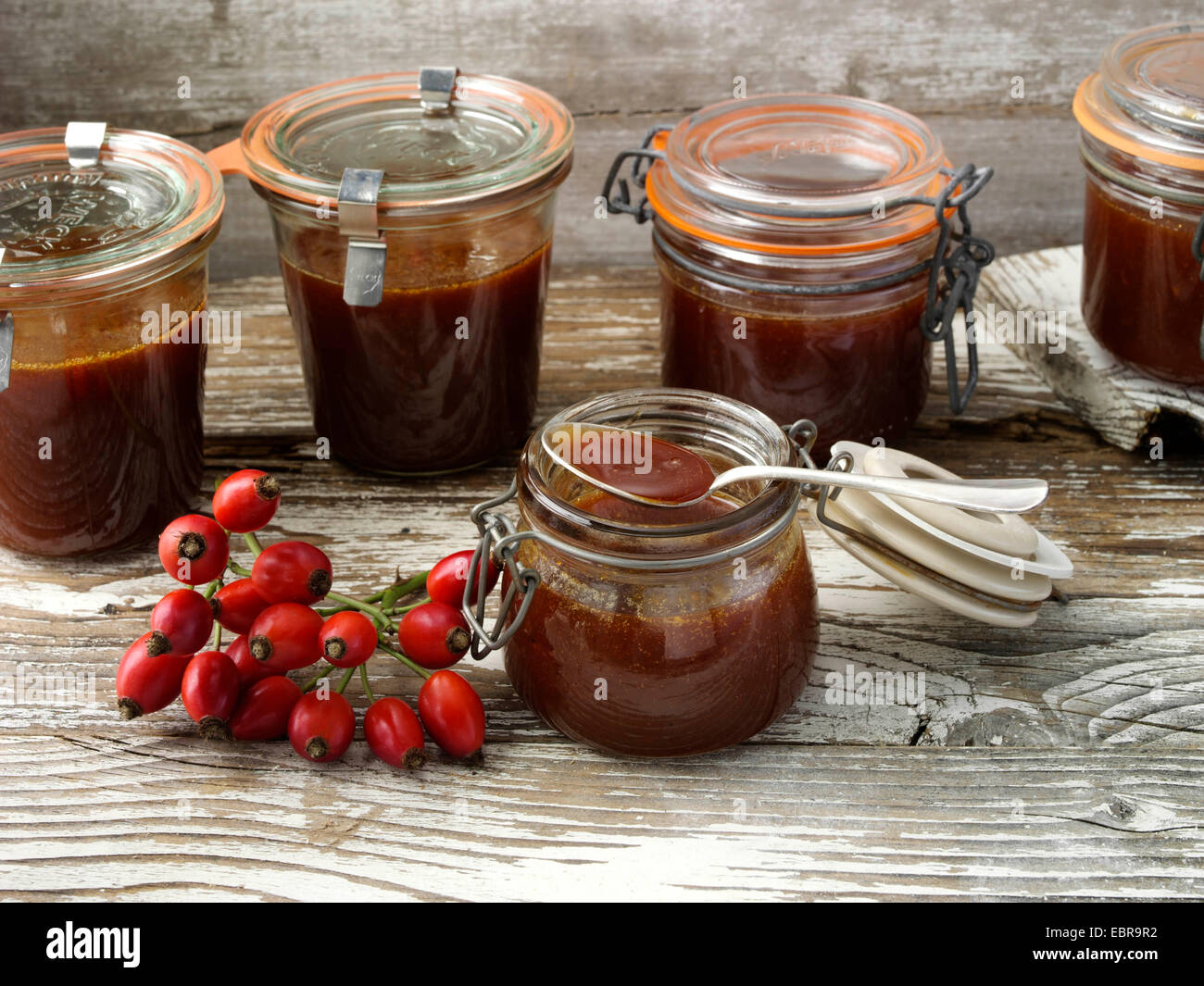 Rose hip jelly Stock Photo - Alamy