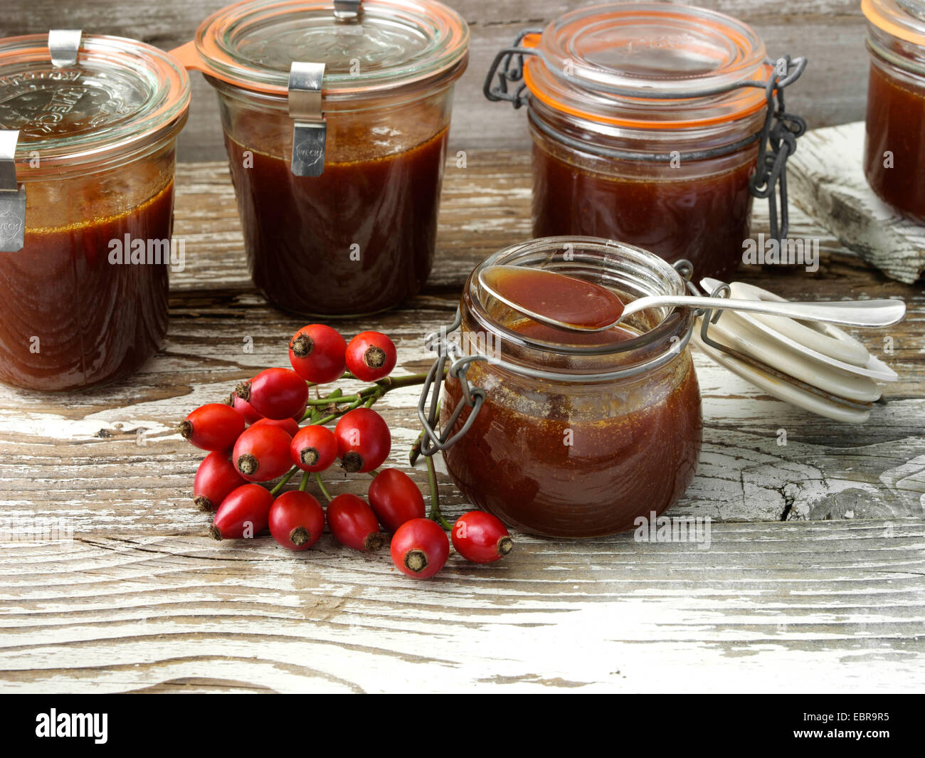 Rose hip jelly Stock Photo - Alamy