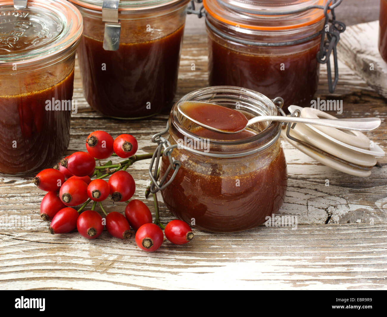 Rose hip jelly Stock Photo - Alamy