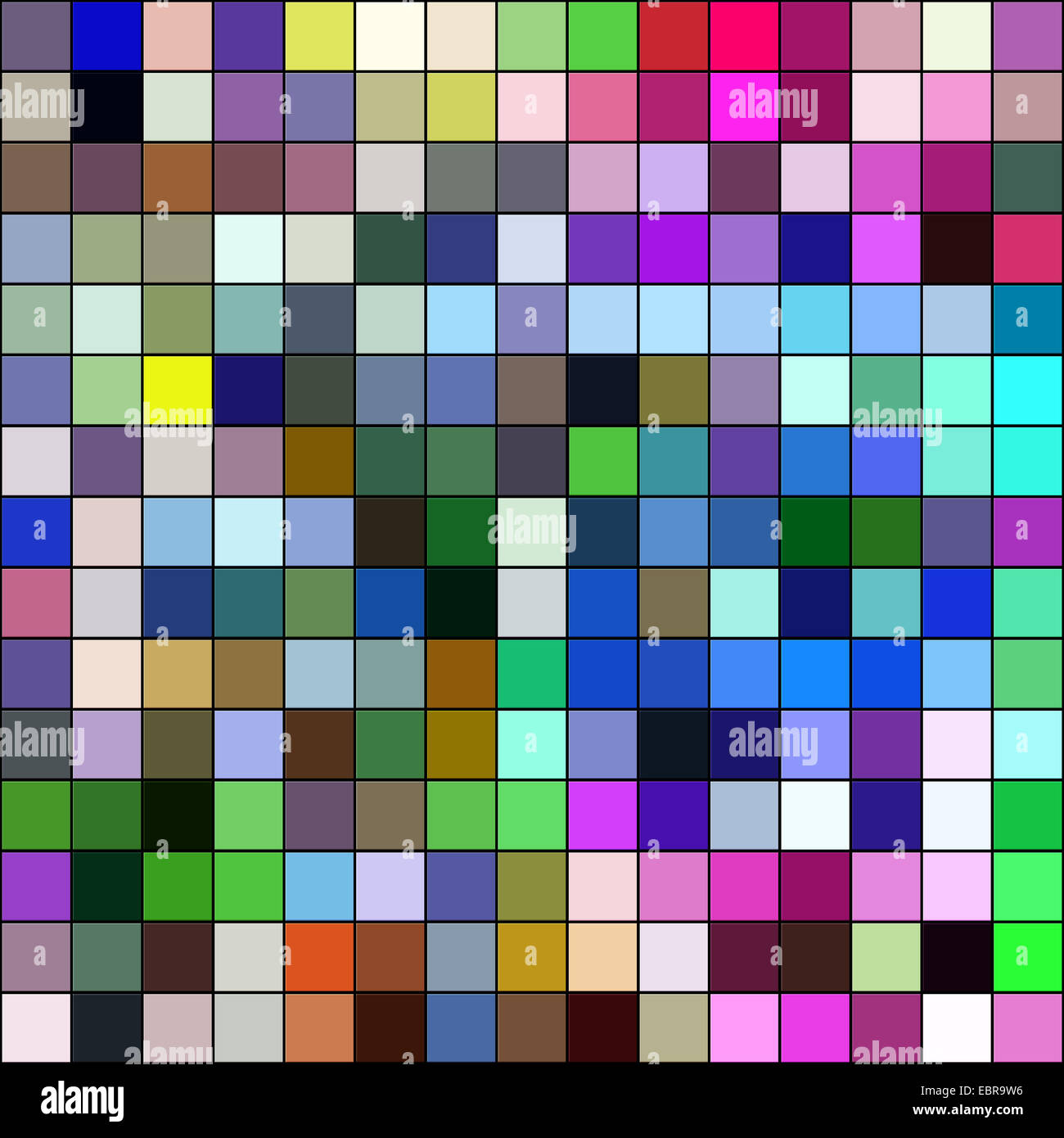 Colourful mosaic square tiles illustration abstract background Stock ...