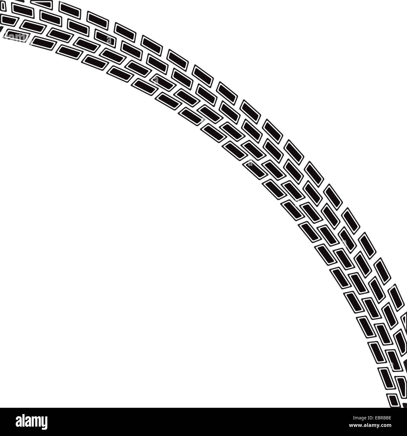 Treadmarks isolated on a white background Stock Photo - Alamy