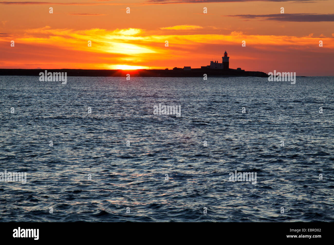 Lighthouse on Coquet Island at Sunrise Amble by the Sea Amble by the ...
