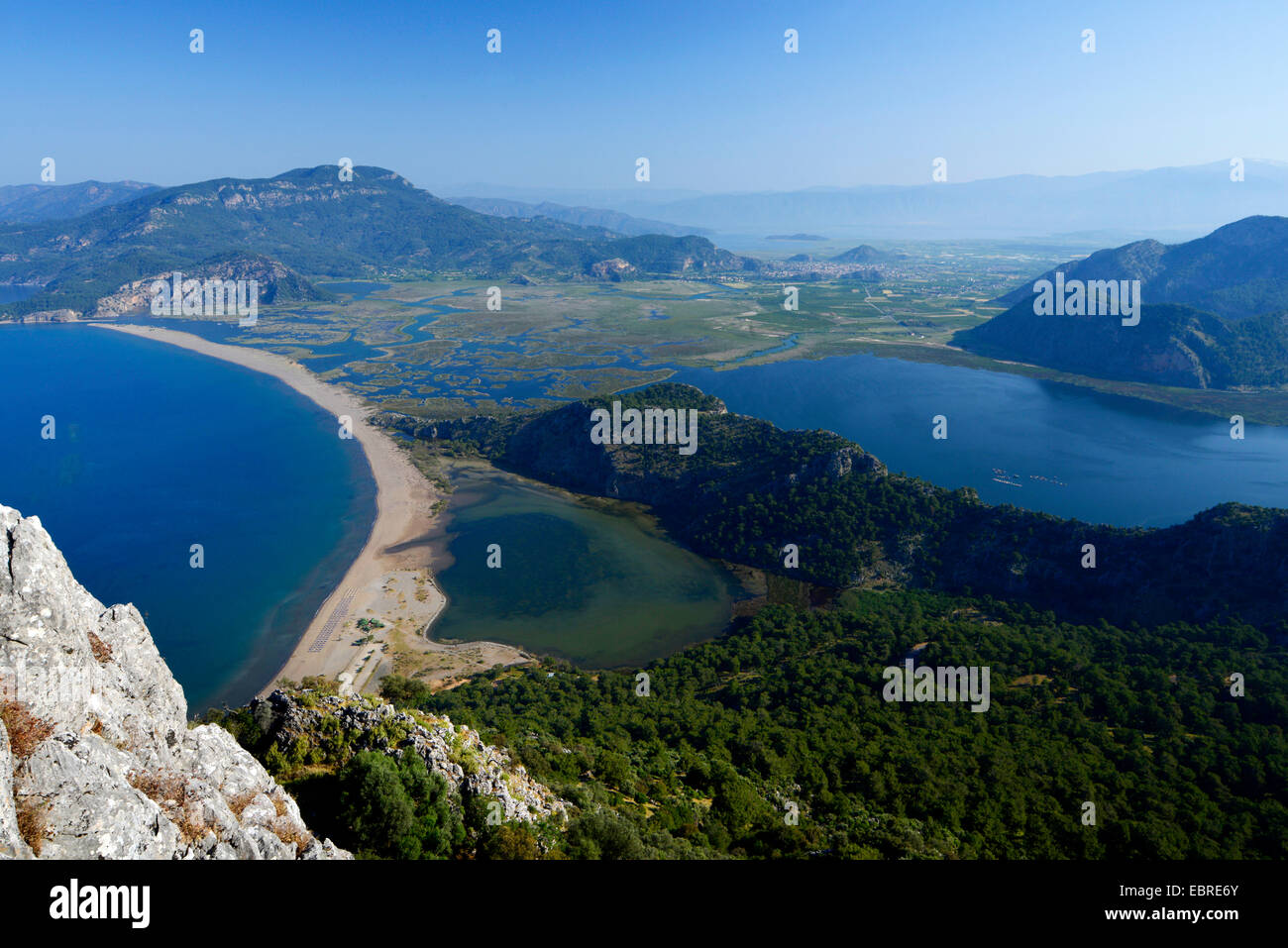 lake Koeycegiz and Dalyan river delta, Turkey, Lycia, Dalyan, Mugla ...