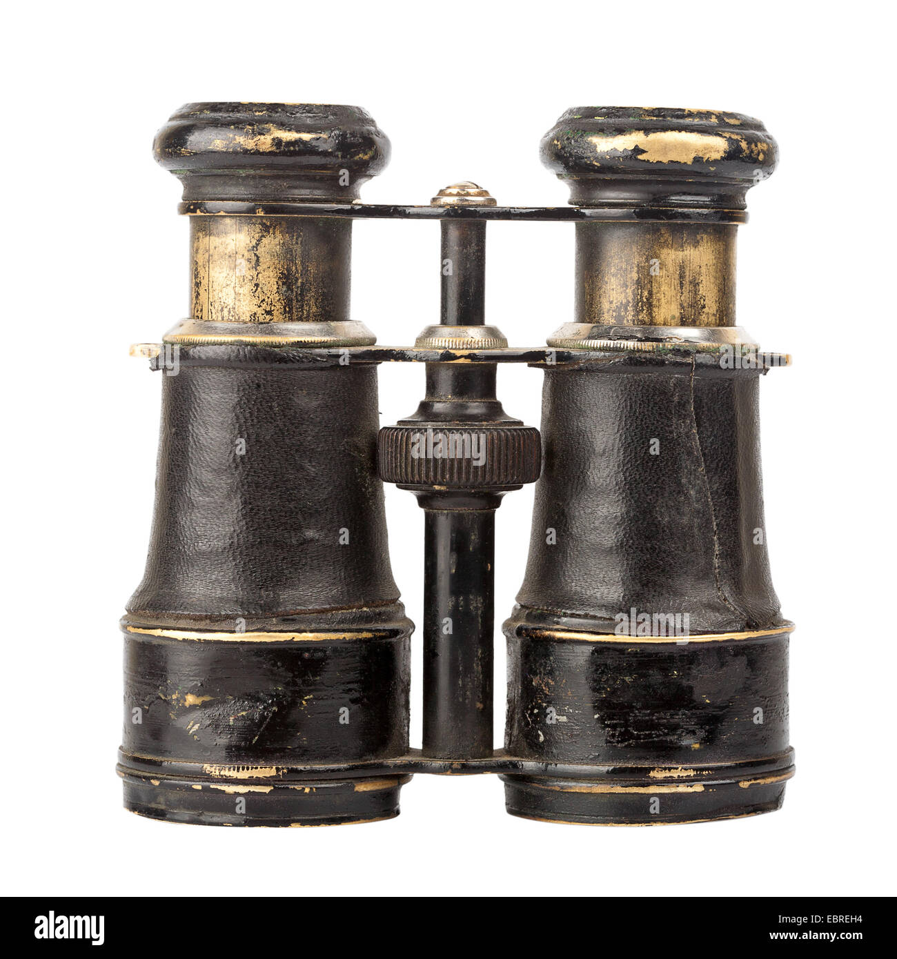 Vintage binoculars isolated on white background Stock Photo - Alamy
