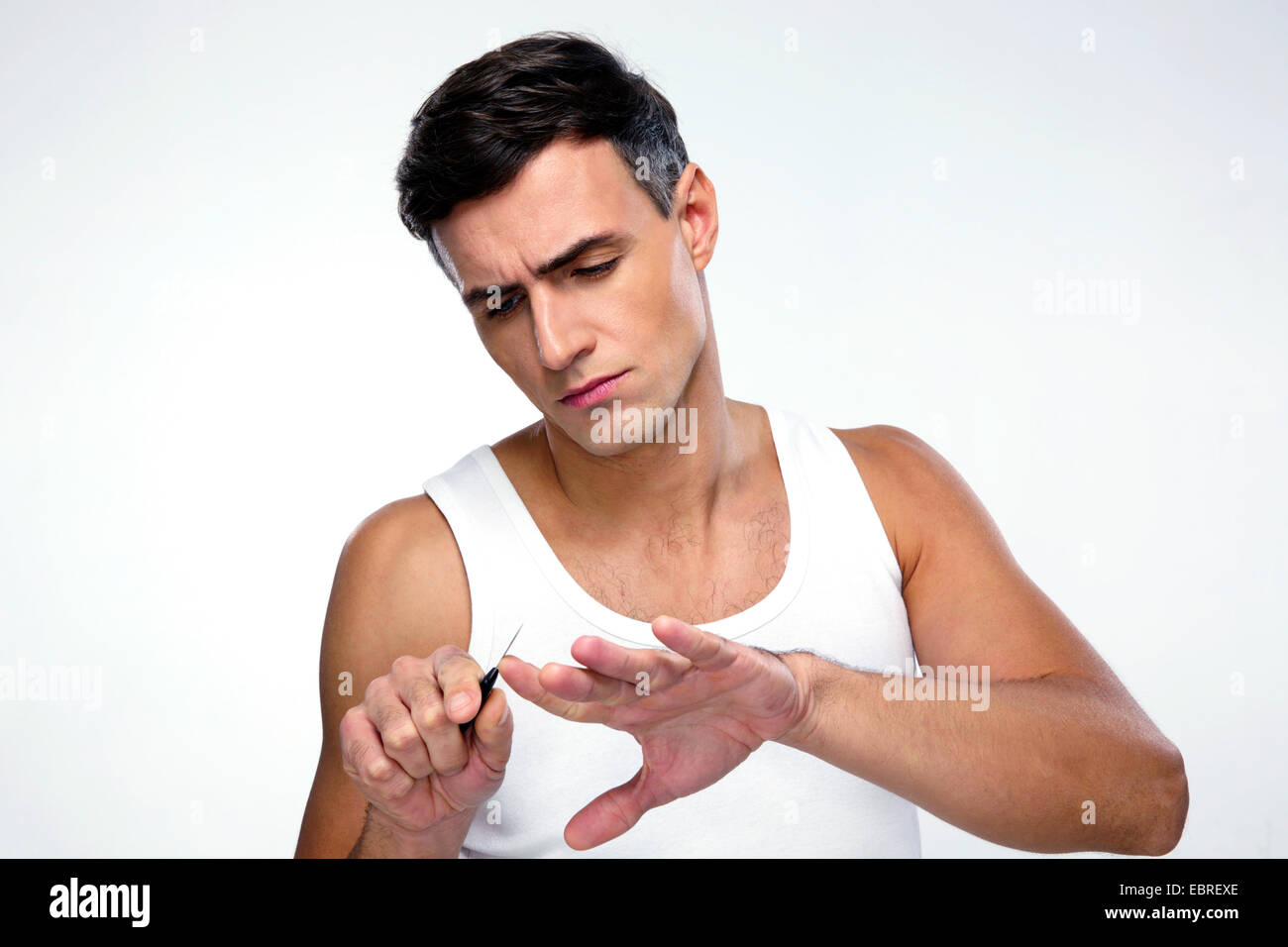 Male manicure hi-res stock photography and images - Alamy