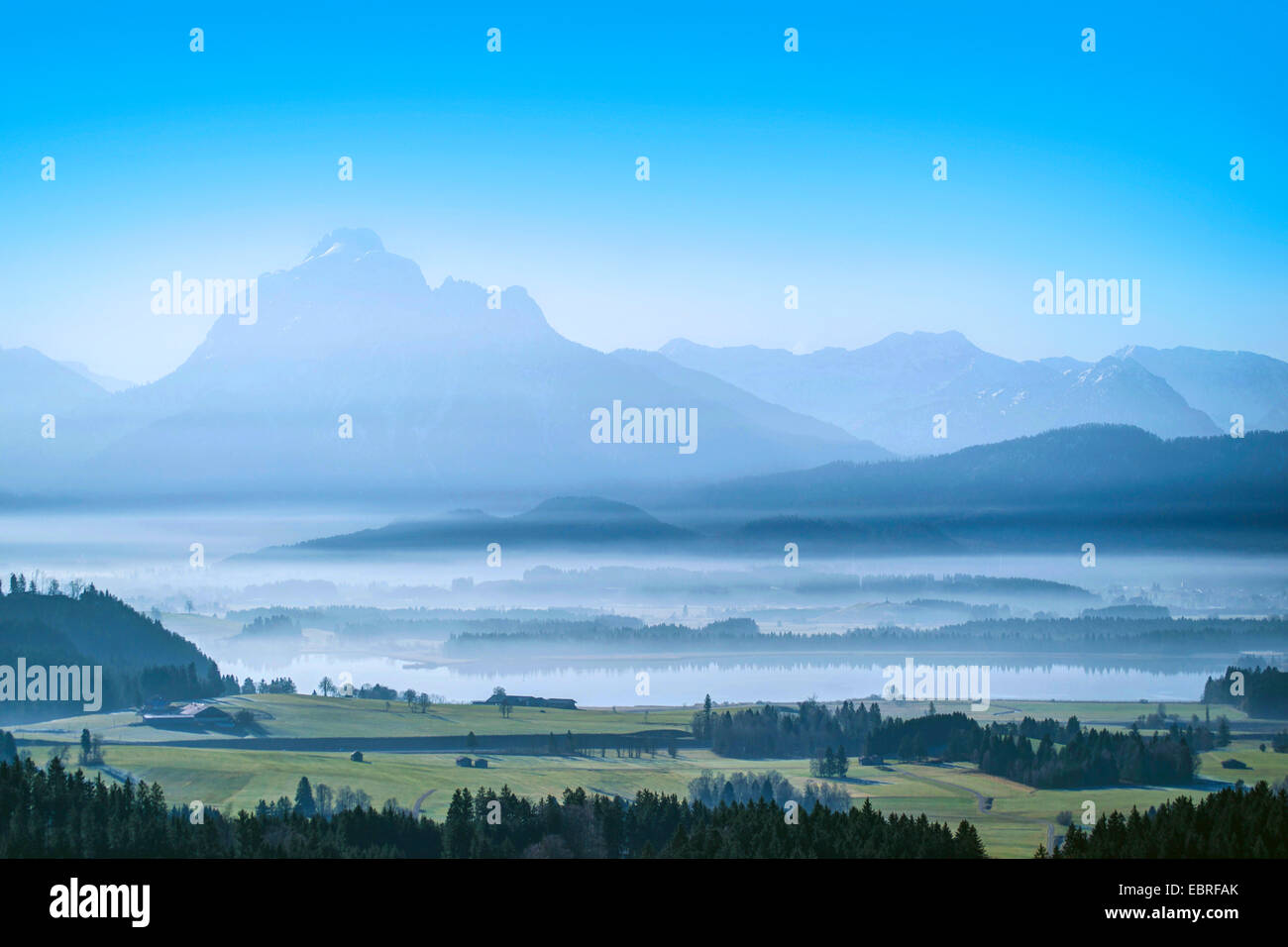 Morning atmosphere at lake hopfensee hi-res stock photography and ...