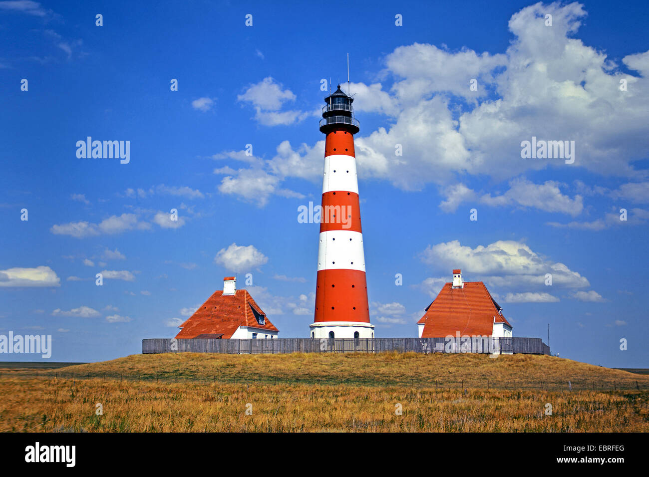 Westerheversand Lighthouse, Germany, Schleswig-Holstein, Westerhever ...