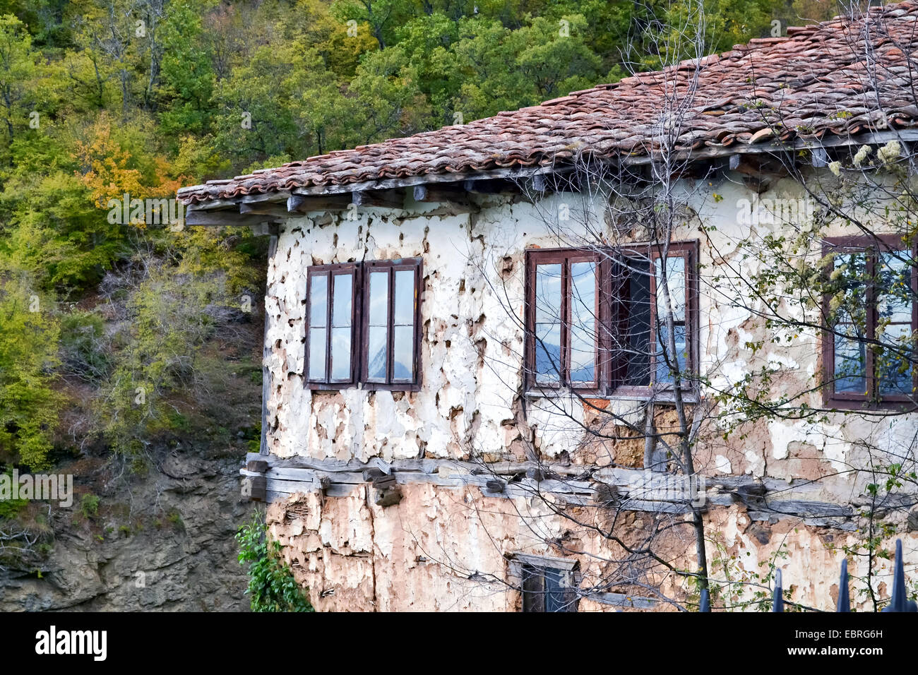 Ruined monastic residence of an old Orthodox monastery Stock Photo - Alamy