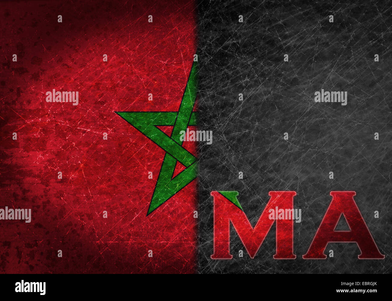 Maroccan flag hi-res stock photography and images - Alamy
