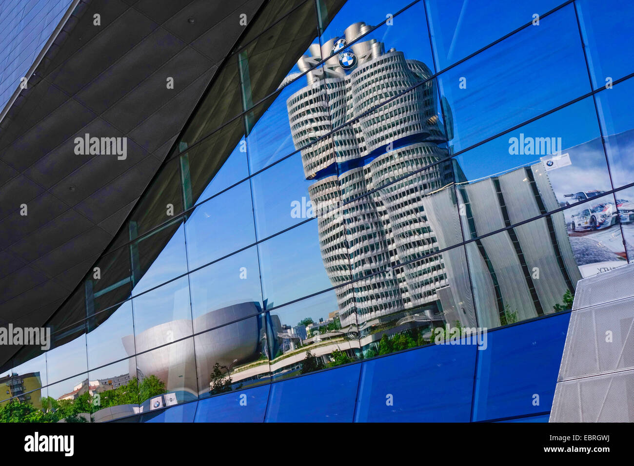 Cladding of the bmw world building hi-res stock photography and images ...