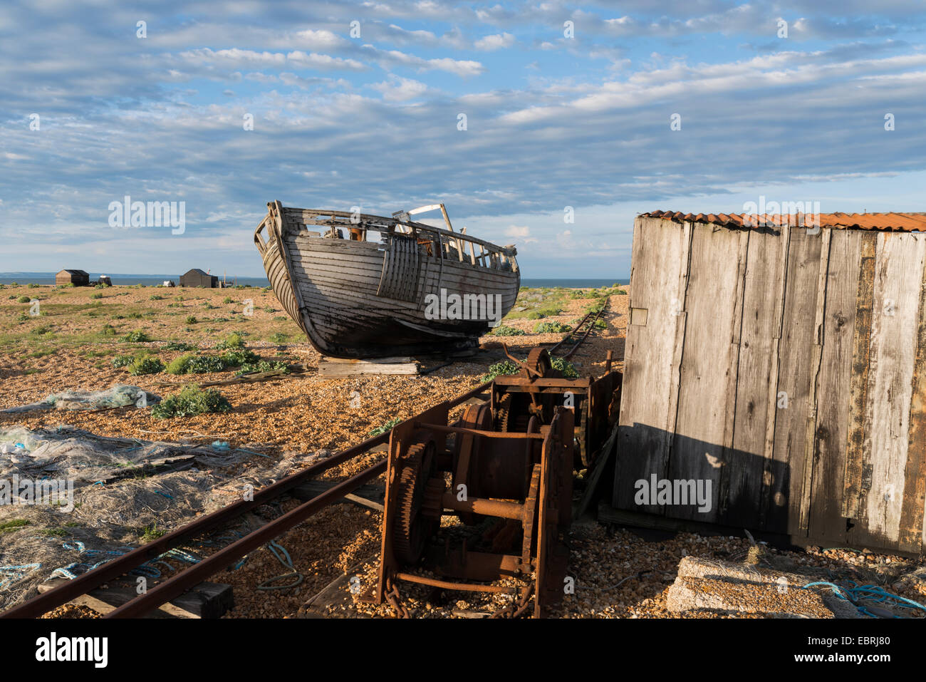 A scene from Dungeness, Kent, England Stock Photo - Alamy