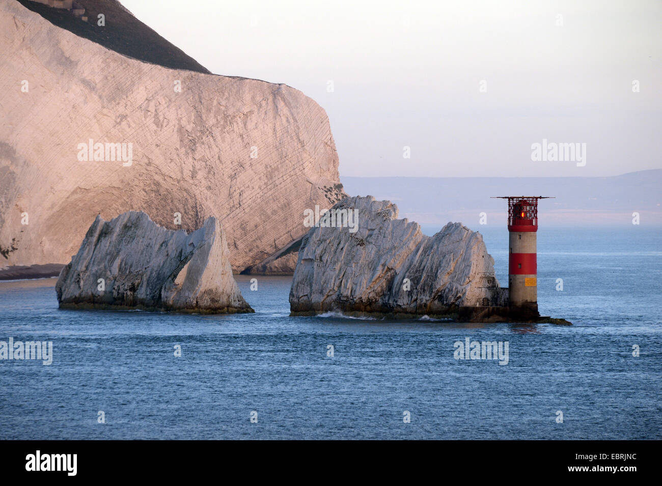 The needles isle of wight sunset hi-res stock photography and images ...