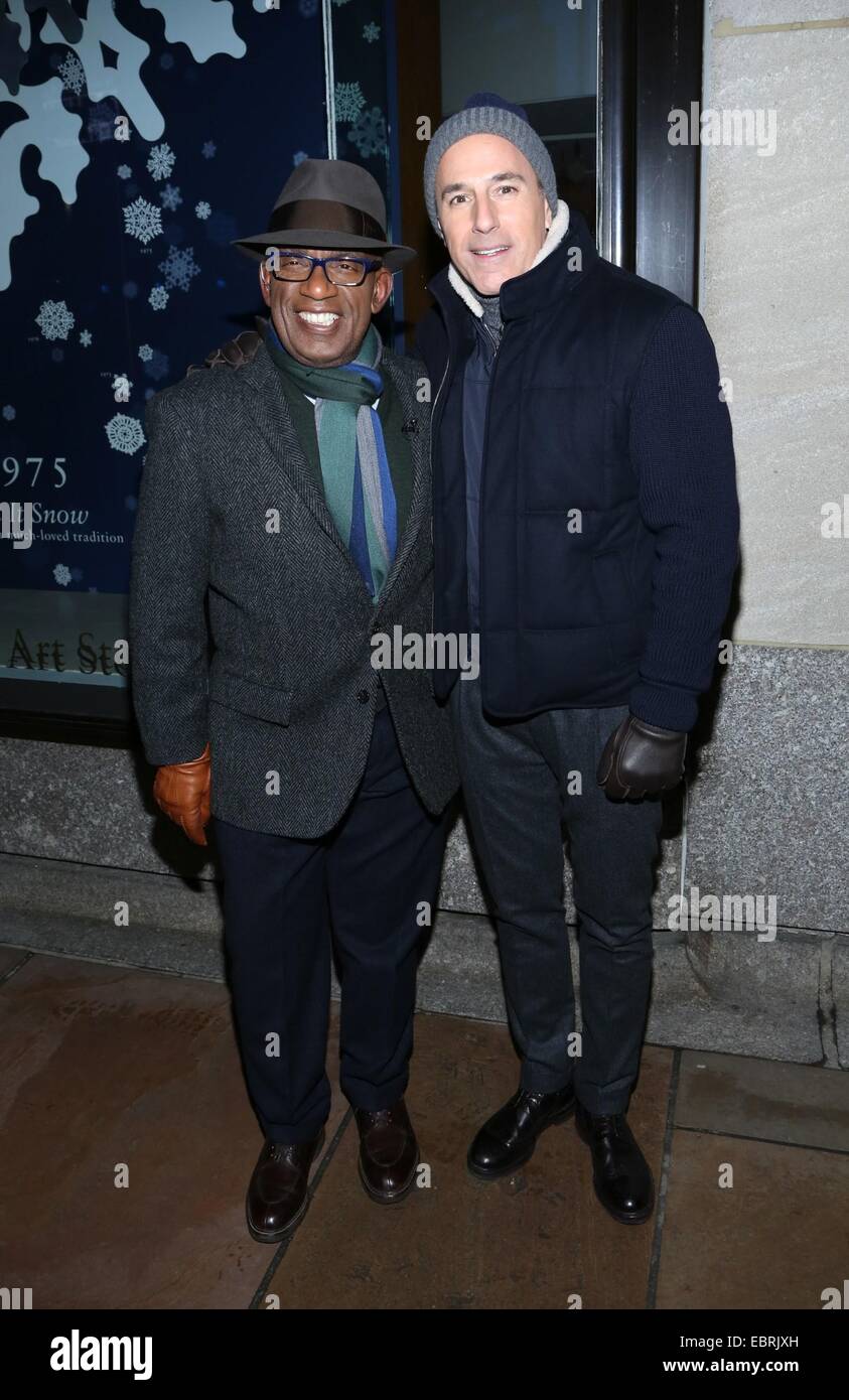 New York, NY, USA. 3rd Dec, 2014. Al Roker; Matt Lauer in attendance ...