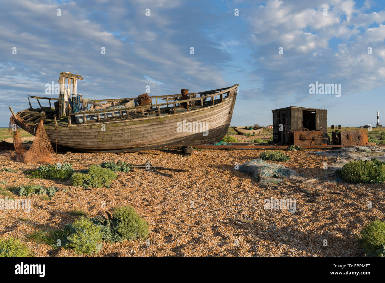 A scene from Dungeness, Kent, England Stock Photo - Alamy