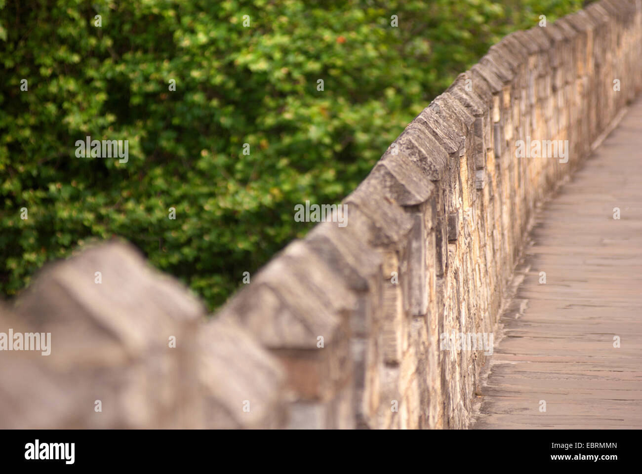 Fortified town wall, York Stock Photo - Alamy
