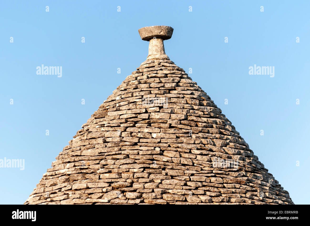 Close-up of Conical Trullo Roof, Alberobello Trulli District, Puglia ...