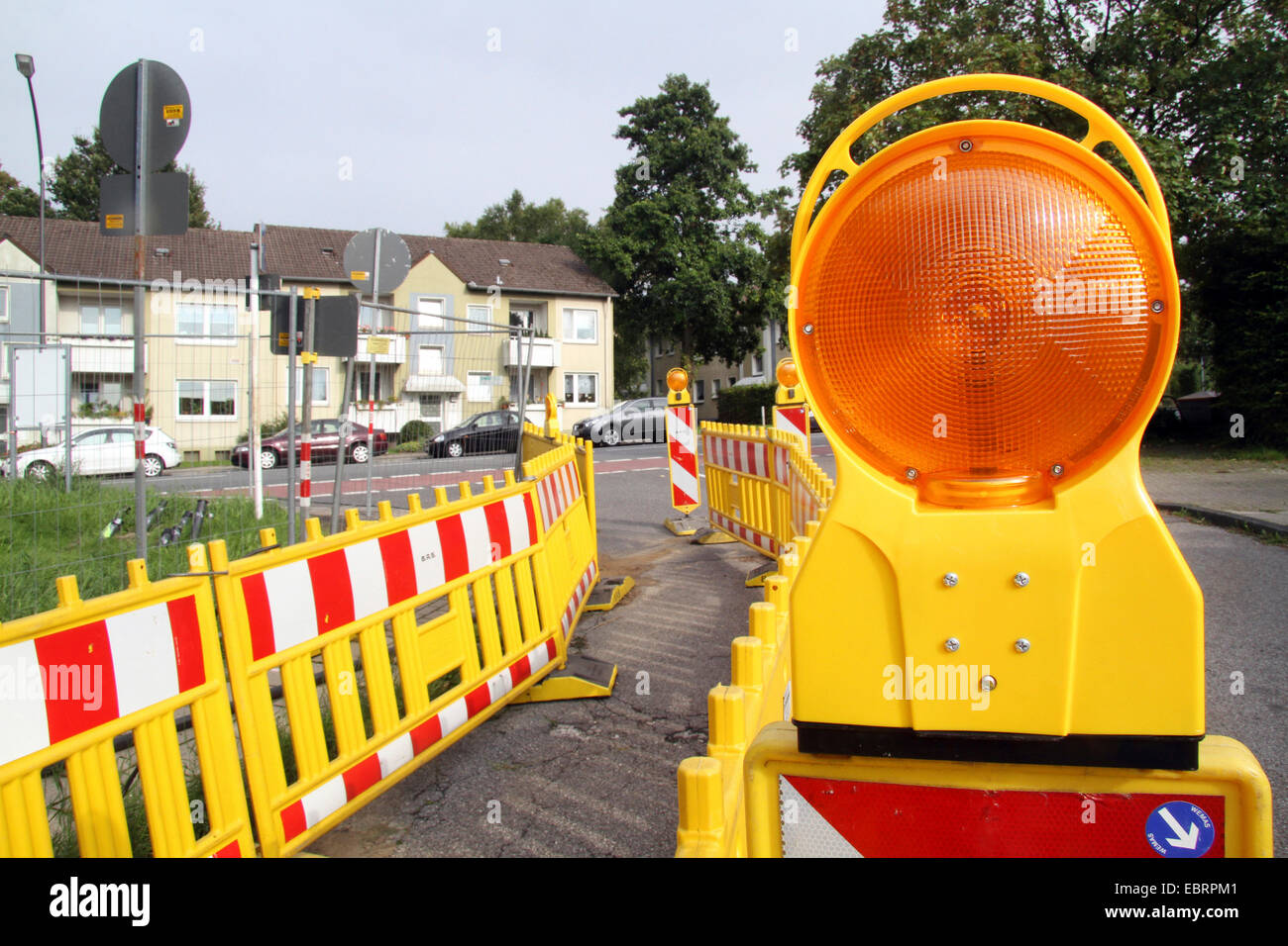 German construction zone hi-res stock photography and images - Alamy