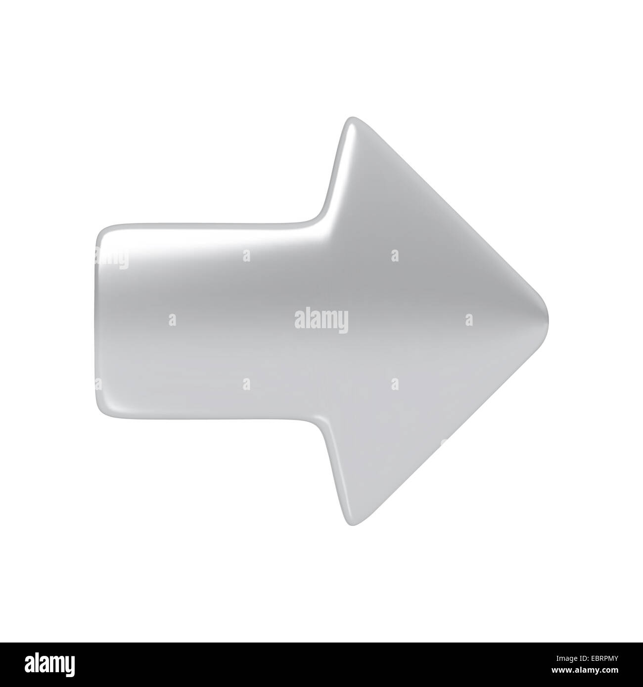 Silver arrow Cut Out Stock Images & Pictures - Alamy