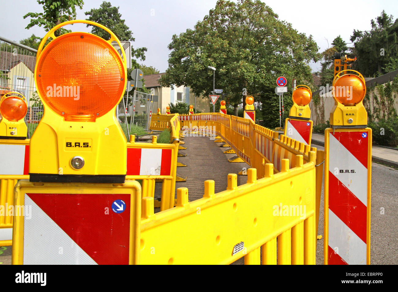 German construction zone hi-res stock photography and images - Alamy