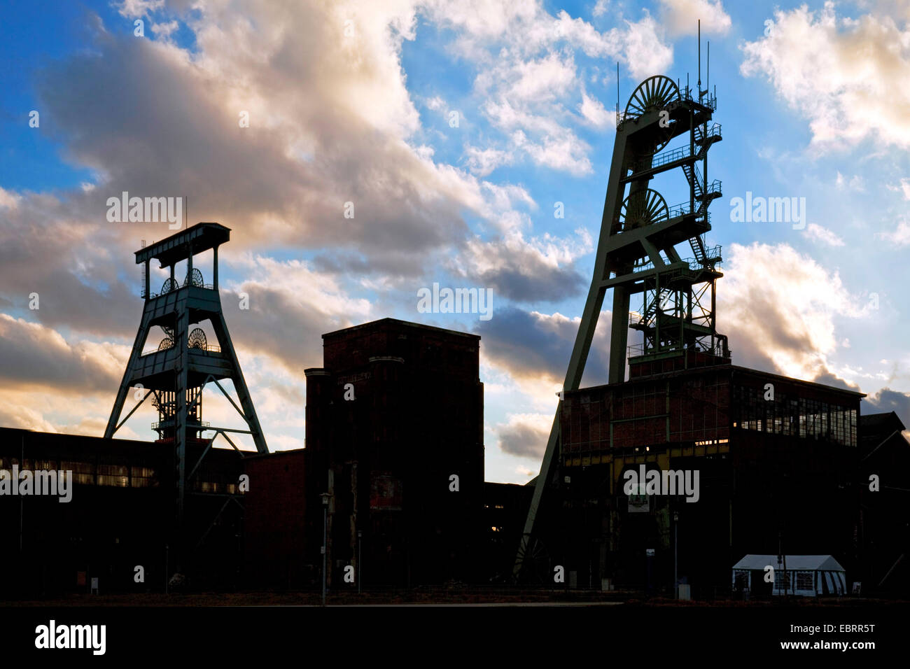 coal mine Ewald, Germany, North Rhine-Westphalia, Ruhr Area, Herten ...