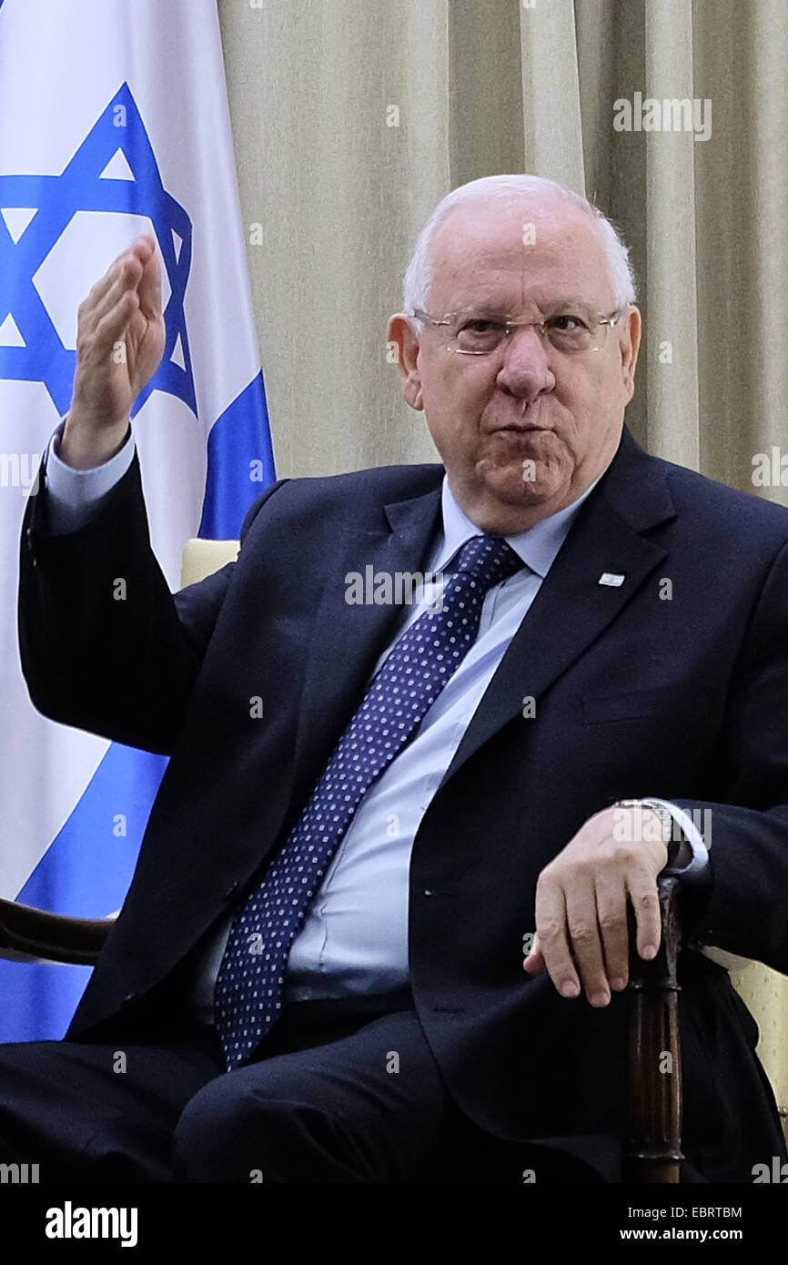 Israel. 04th Dec, 2014. President of the State of Israel, REUVEN RIVLIN ...