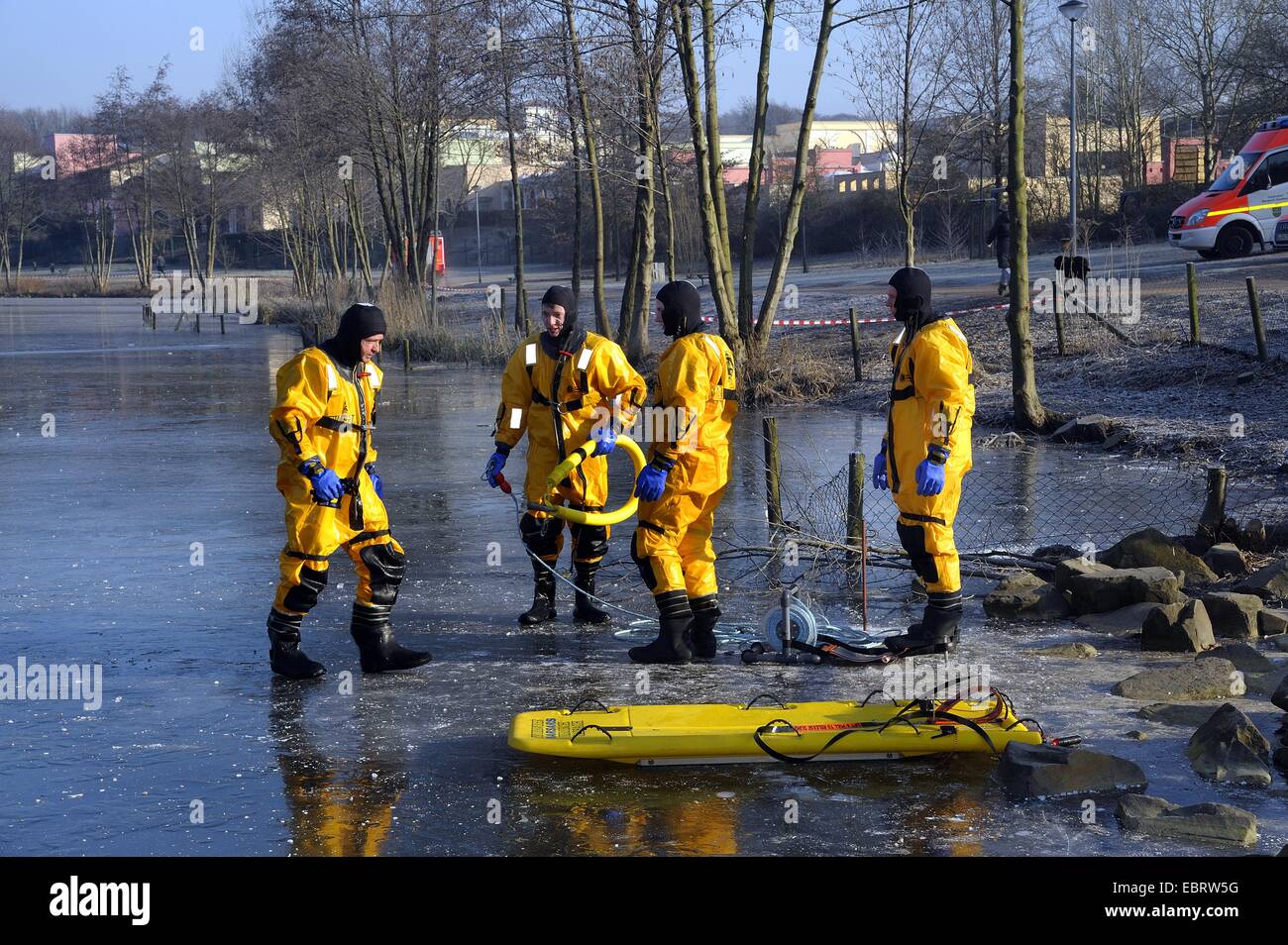 Practising firemen hi-res stock photography and images - Alamy