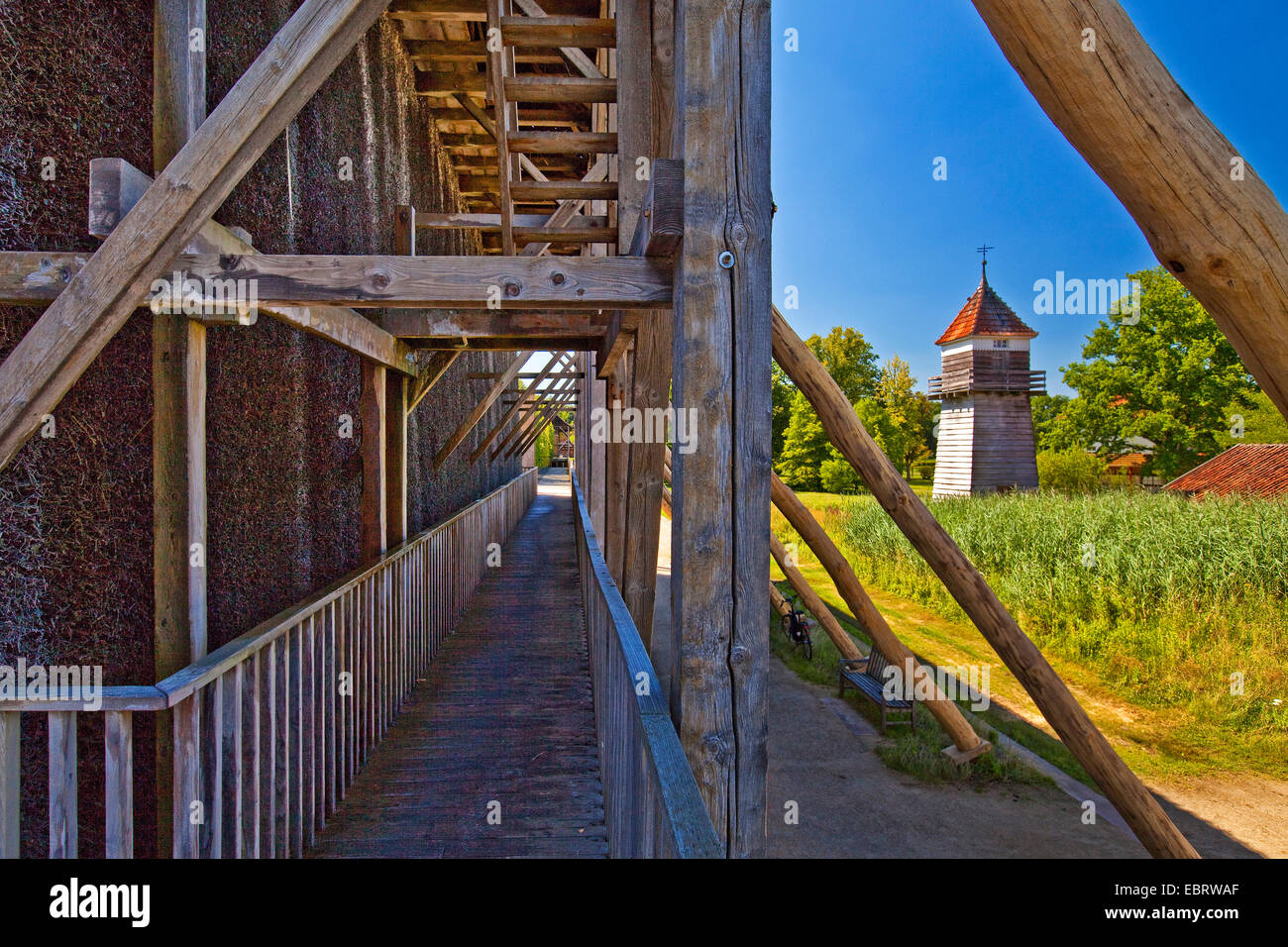 Graduation towers of Saline Gottesgabe in Rheine, Germany, North Rhine ...