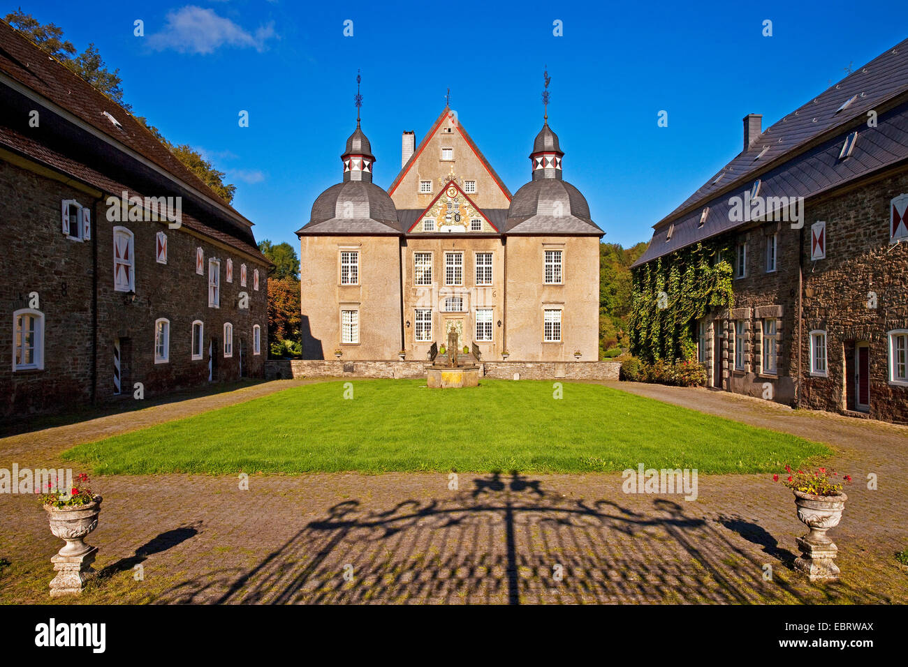 castle Neuenhof, Germany, North Rhine-Westphalia, Luedenscheid Stock ...