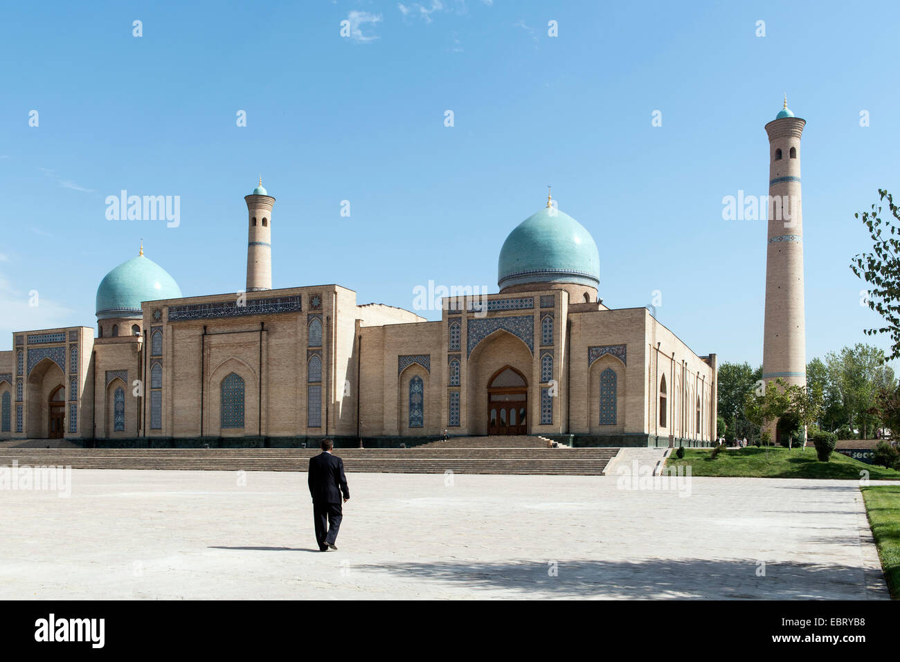 Hazrati Imom Jome mosque and madrassa, Tashkent, Uzbekistan, Asia Stock ...