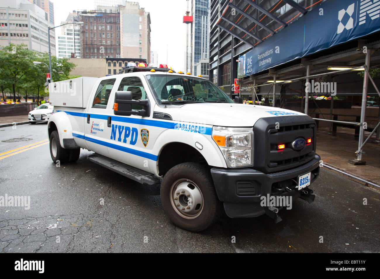 NYPD vehicle, Manhattan, NY, USA, Oct. 16, 2014 Stock Photo - Alamy
