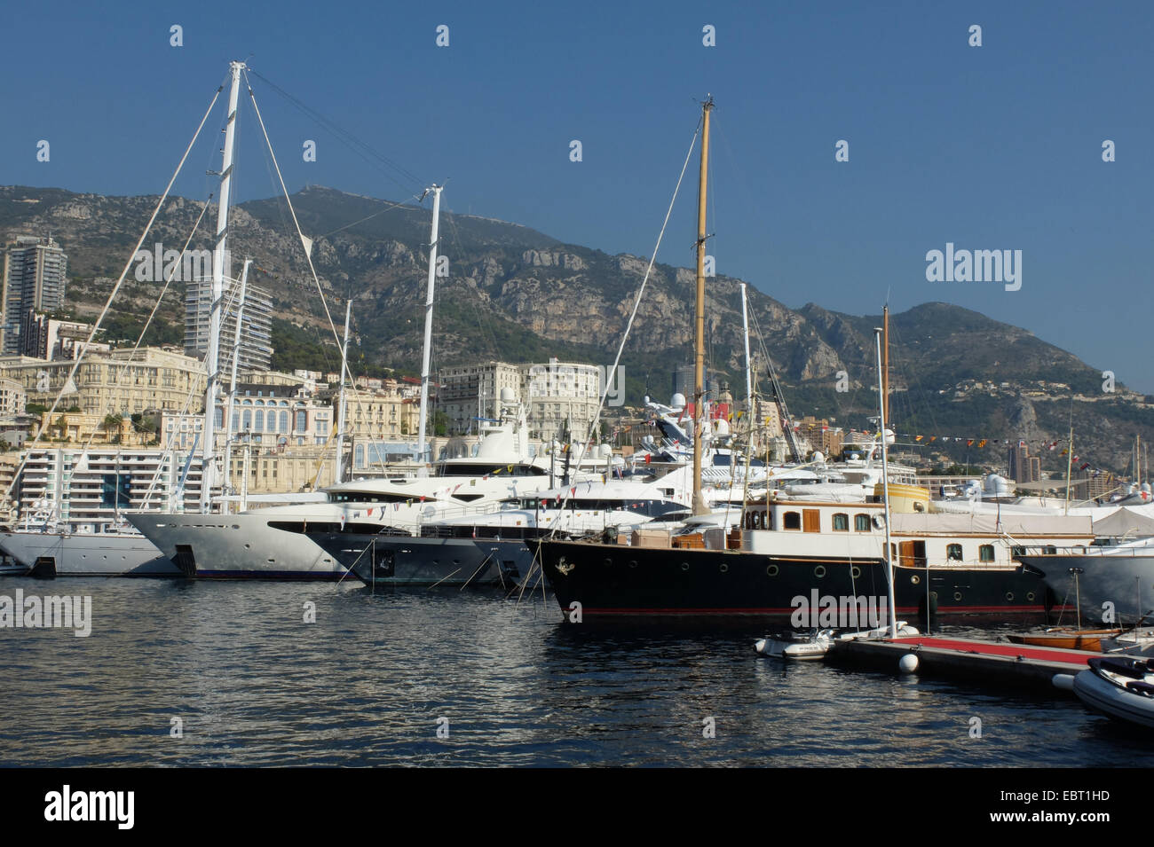 MONTE CARLO HARBOUR MONACO Stock Photo - Alamy