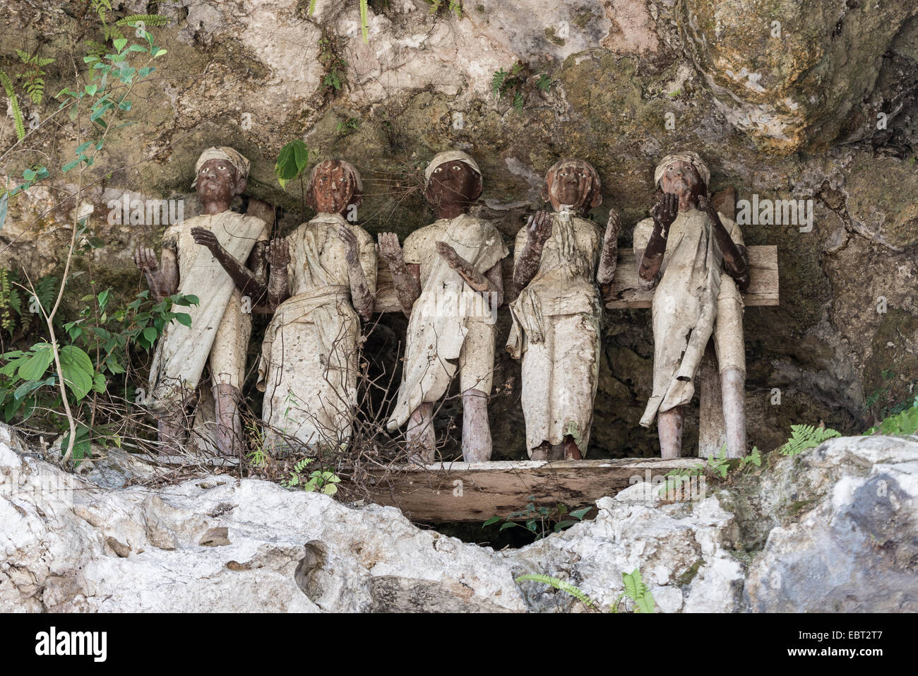 Traditional burial site in Tana Toraja, South Sulawesi, Indonesia ...