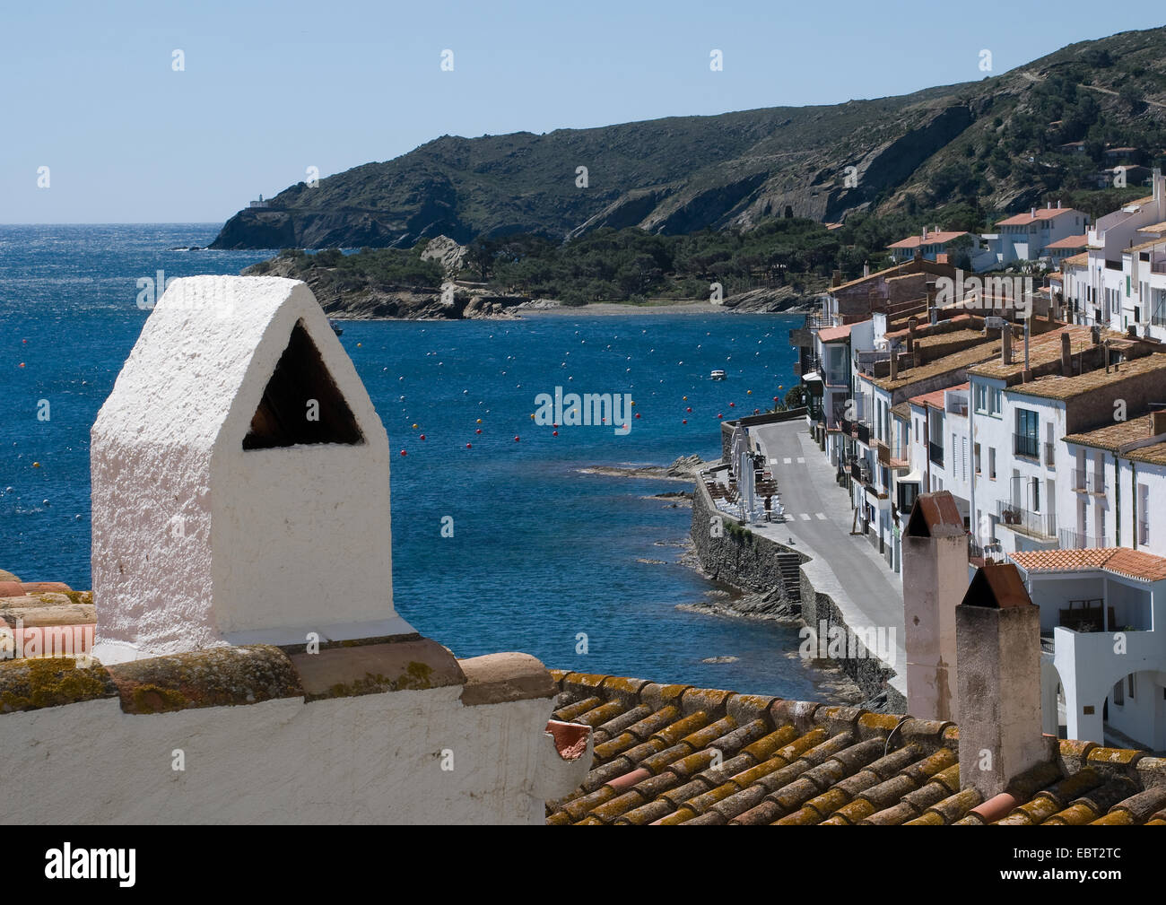 View of the bay and the village of Cadaques in Spain Stock Photo - Alamy