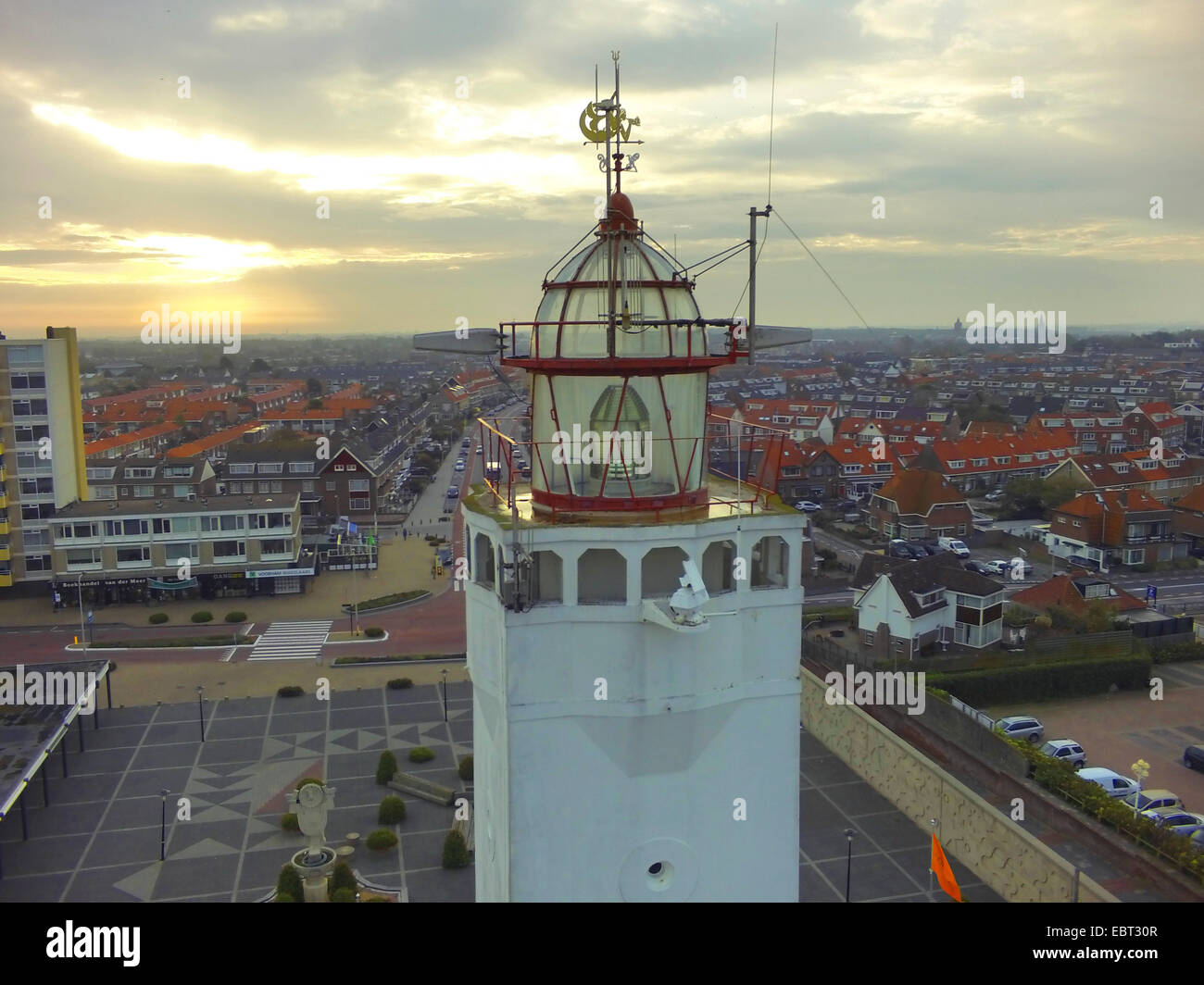 Aerial photo urban setting seaside town hi-res stock photography and ...