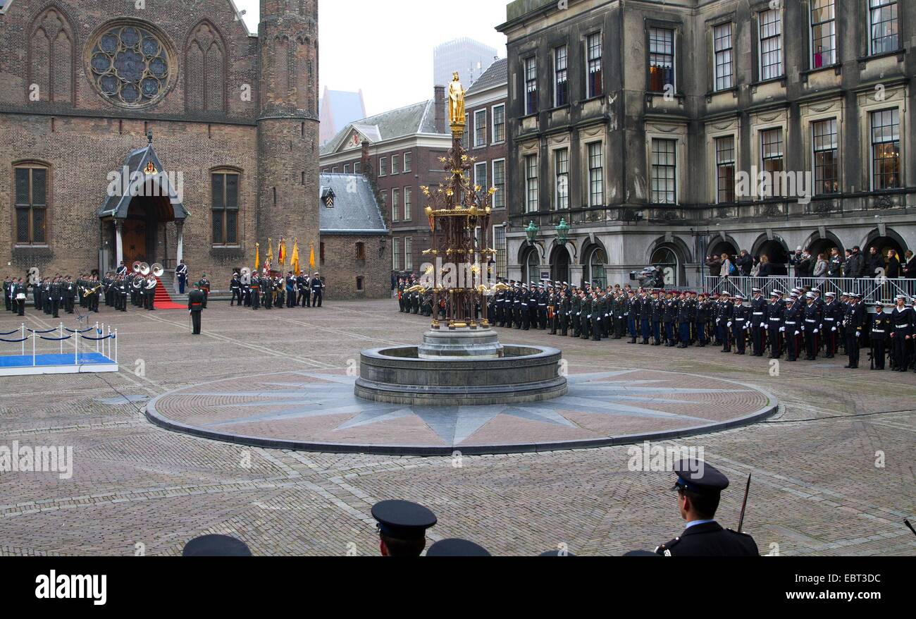 The Hague, The Netherlands. 4th Dec, 2014. King Willem-Alexander and ...