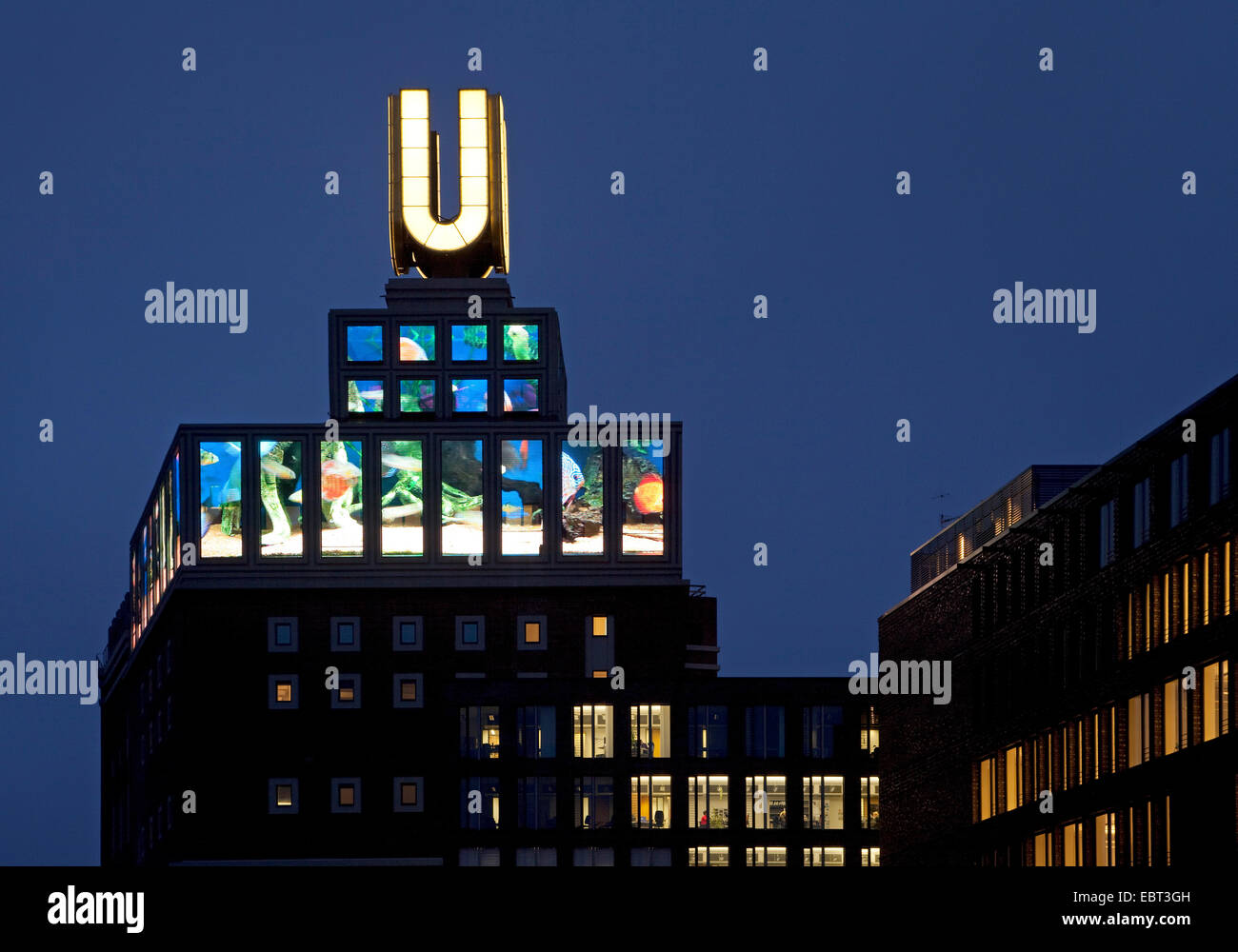 Dortmund U-Tower, center for the arts and creativity, Germany, North ...