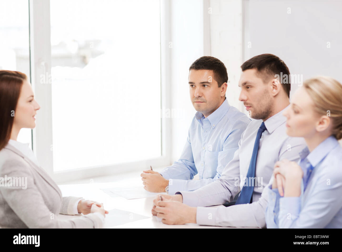 Panel interview hi-res stock photography and images - Alamy