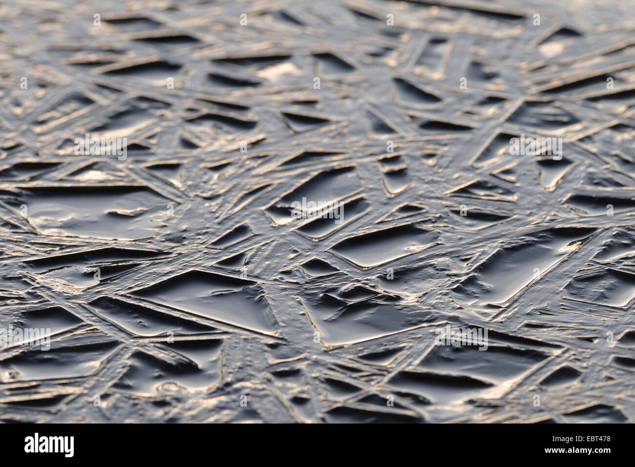 ice structure on water surface, Germany Stock Photo - Alamy