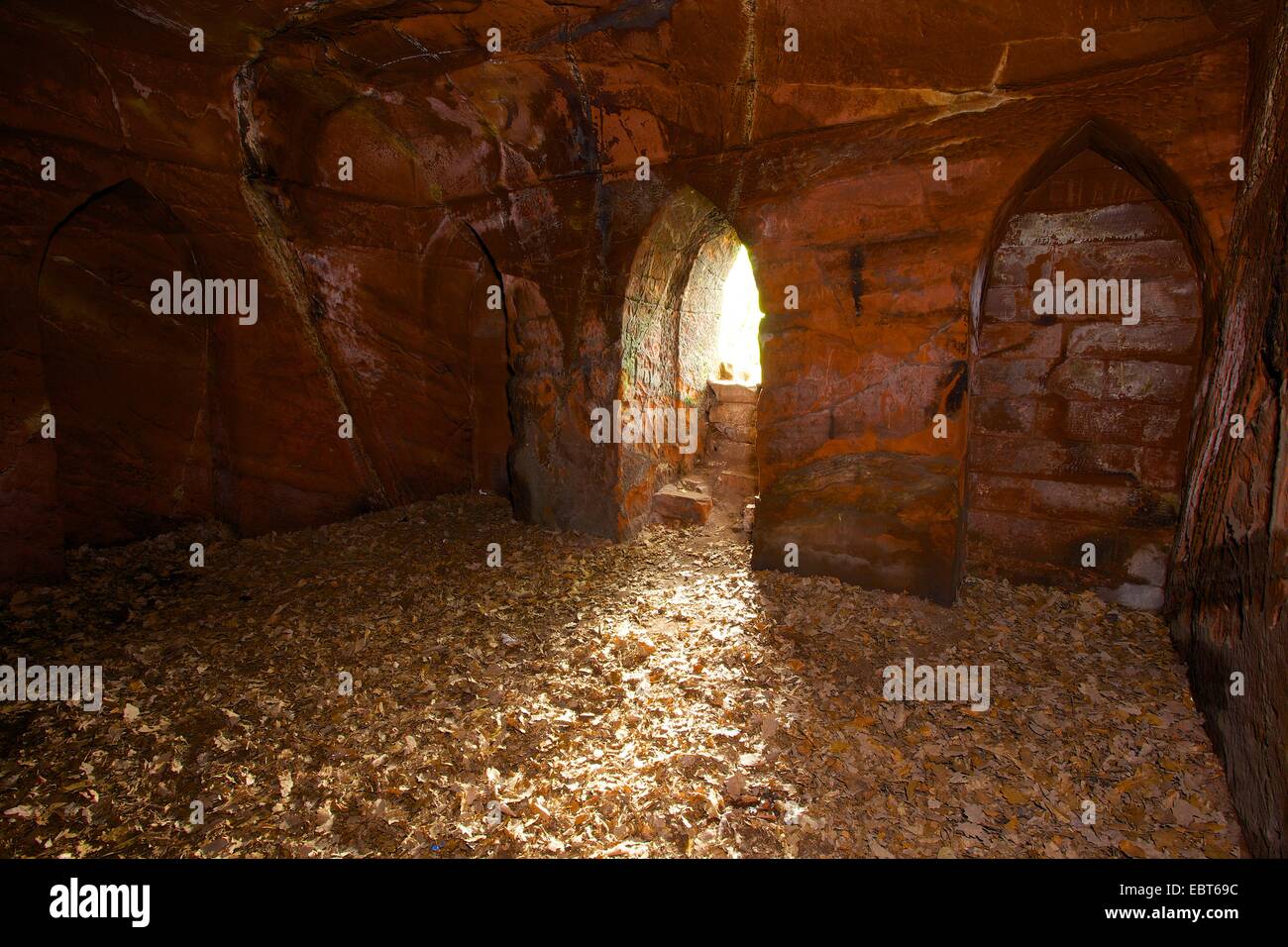 Lacy's Caves. Eden Lacy, Eden Valley, Cumbria, England, UK Stock Photo ...