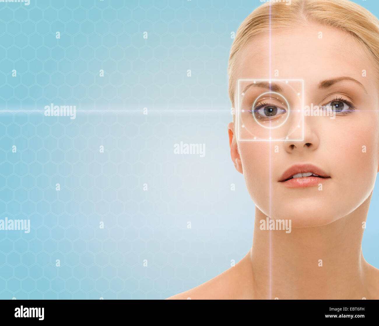 Laser Face Scan Stock Photos & Laser Face Scan Stock Images - Alamy