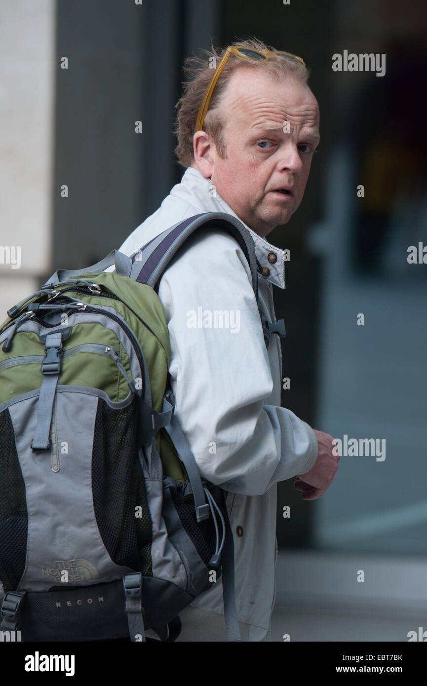 Actor Toby Jones arriving at BBC Television Centre Featuring: Toby ...