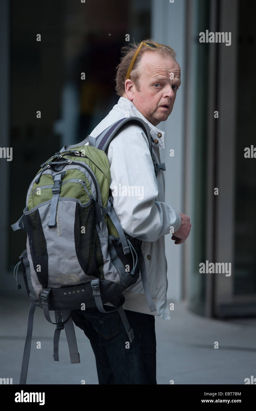 Actor Toby Jones arriving at BBC Television Centre Featuring: Toby ...
