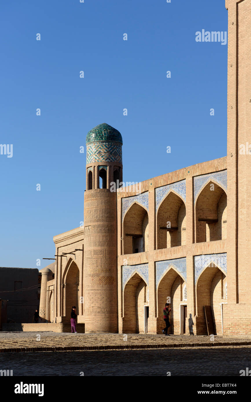 Muhammad Rahim Khan madrassa in the hitoric city Ichan Qala, Chiwa ...