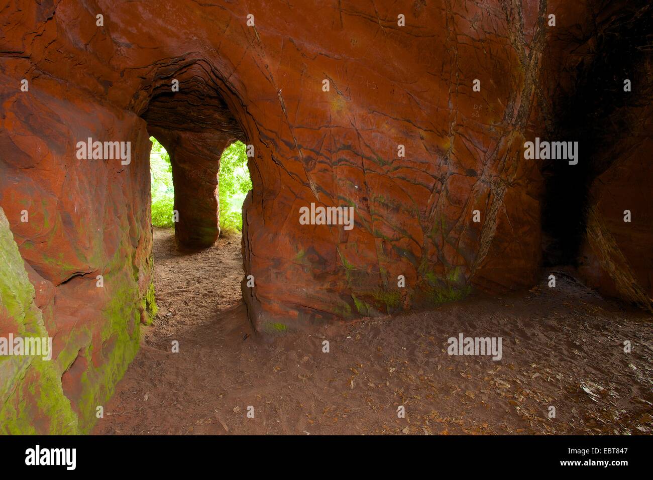 Lacy's Caves. Eden Lacy, Eden Valley, Cumbria, England, UK Stock Photo ...